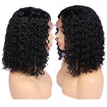 Pre-Plucked Jerry Curly 13X4 Full Frontal Bob Wig – mybombhair